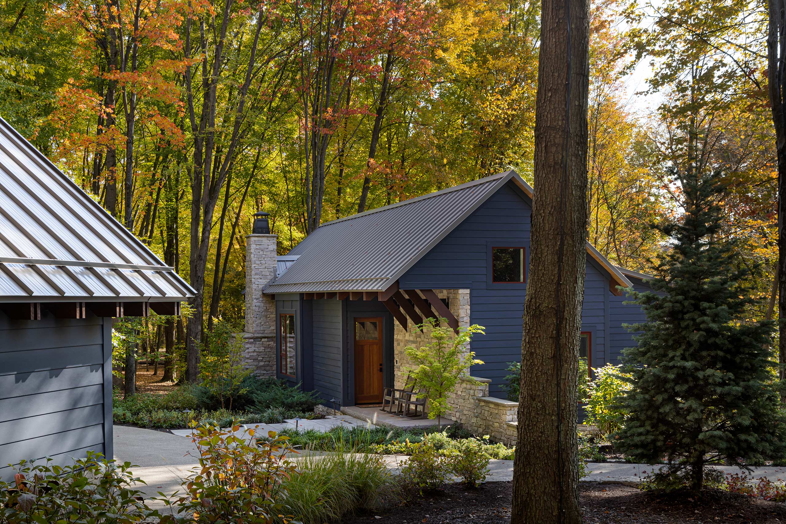 Cottage In The Woods | Custom Home | Green, Ohio | Peninsula Architects